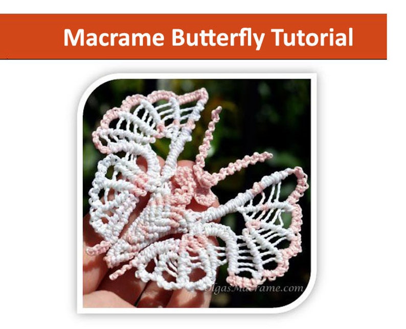 Tutorial - Macrame Butterfly Pattern - Etsy