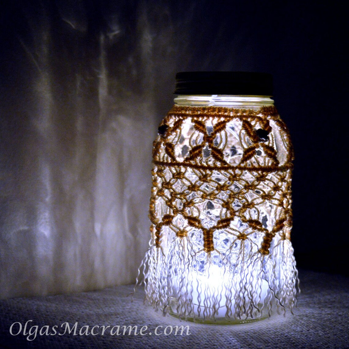 Macrame Jar Tutorial - Etsy