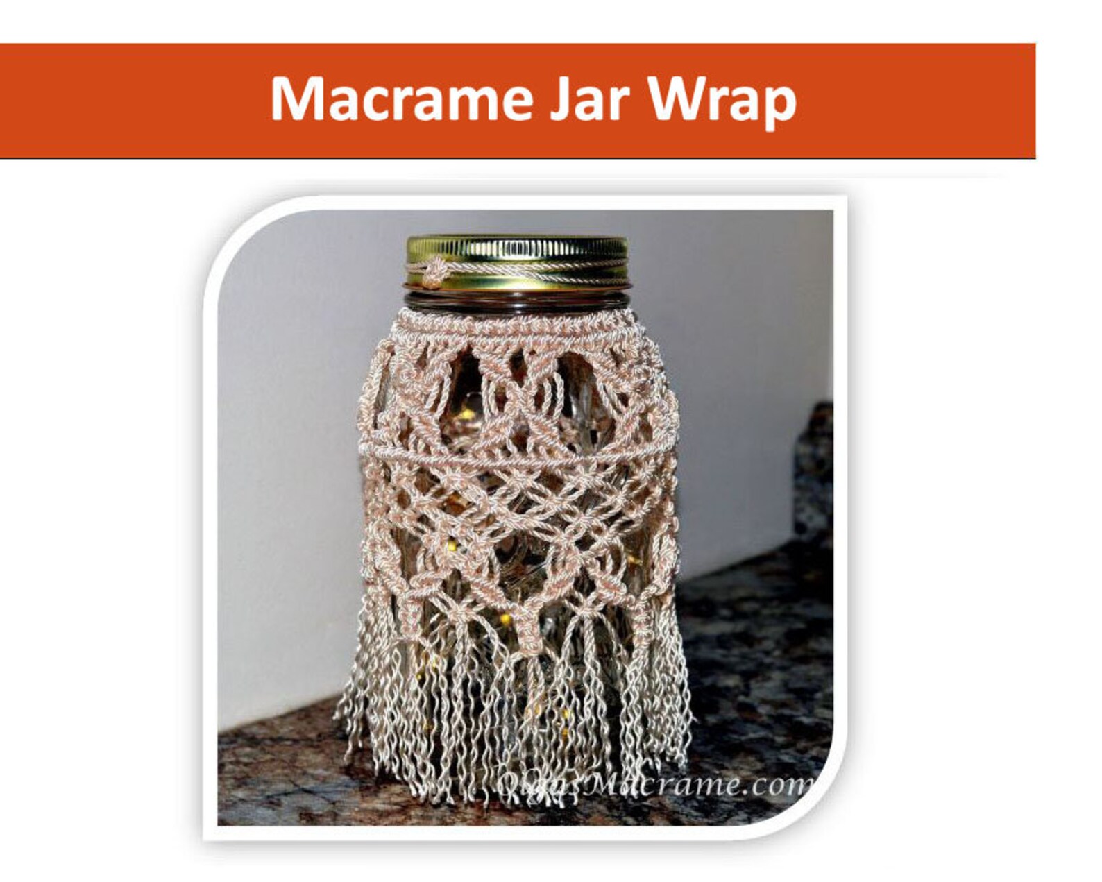 Macrame Jar Tutorial - Etsy Australia
