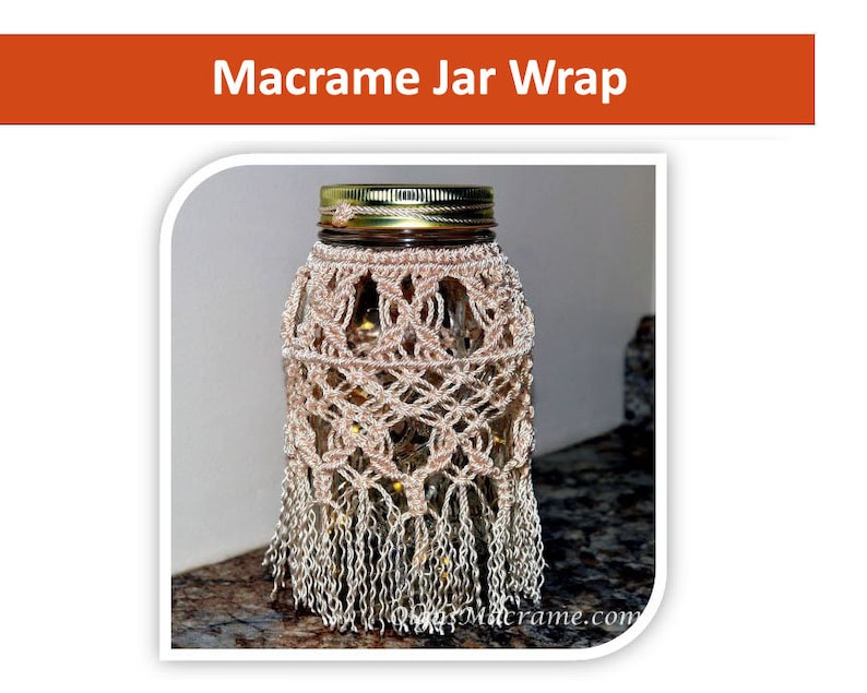 Macrame Jar Tutorial - Etsy