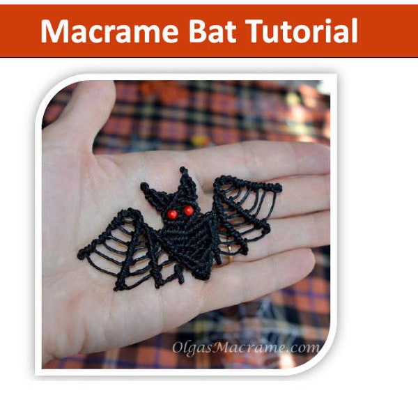 Macrame Bat - Etsy