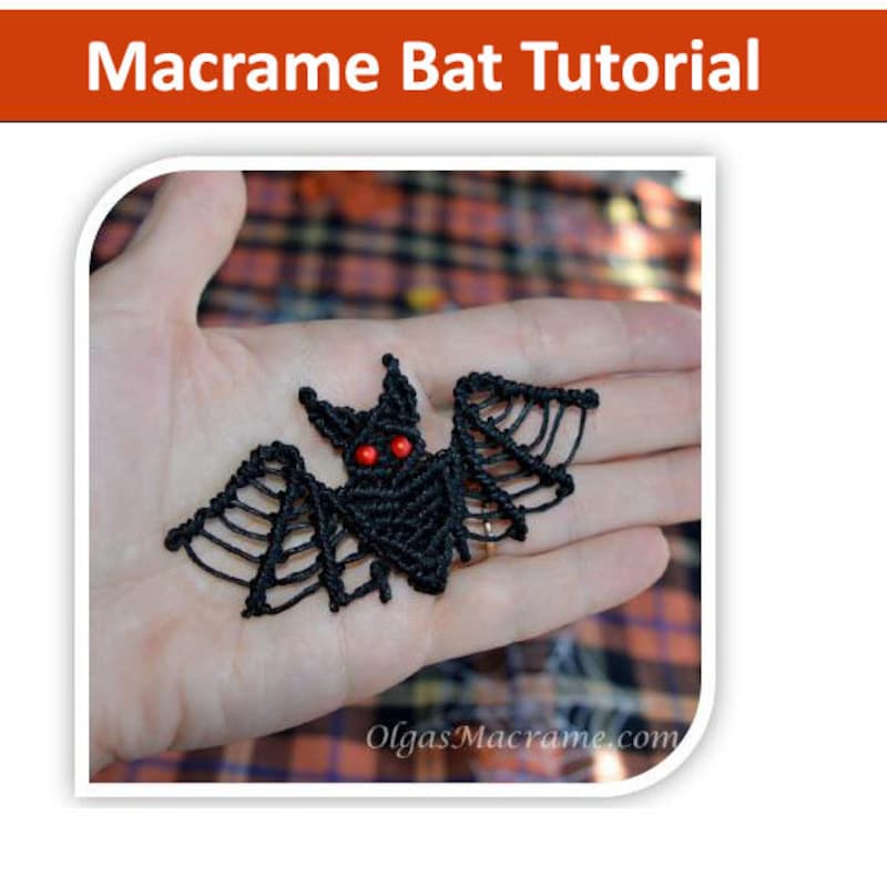 Macrame Bat - Etsy