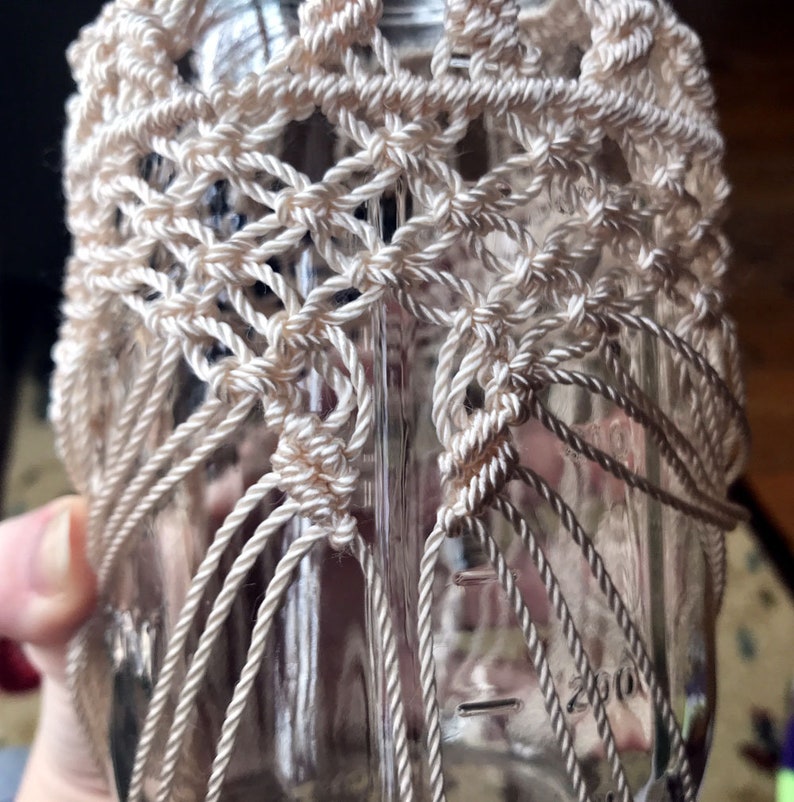 Macrame Jar Tutorial - Etsy