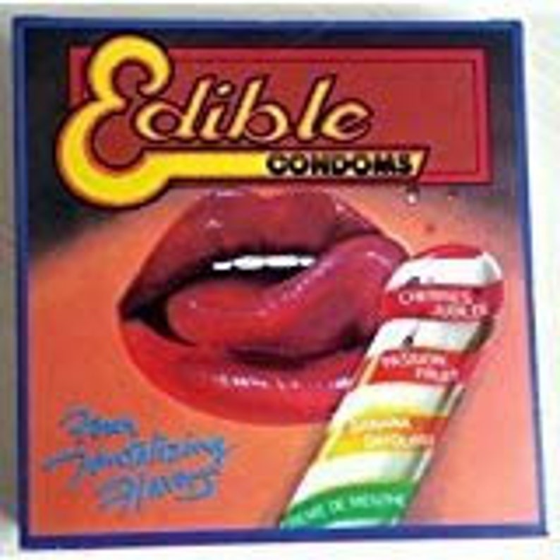 Edible Condoms Candy Sheaths Novelty Use Only These Are Not Real Condoms Gag Item Only Etsy