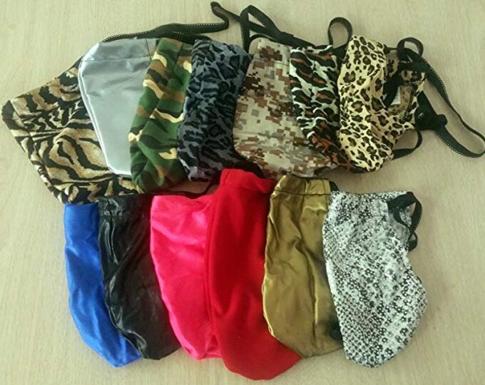 6 MALE POUCHES - Pre Assorted - Cotton & Nylon - O/s - New - Etsy