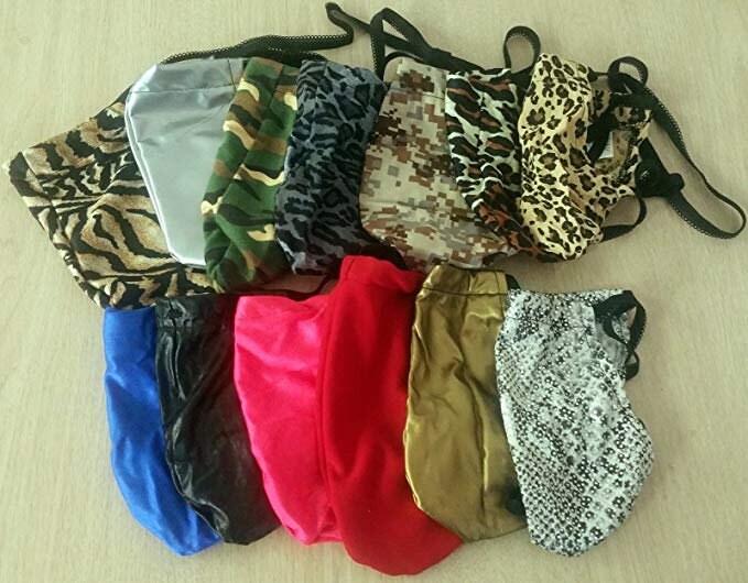 6 MALE POUCHES Pre Assorted Cotton & Nylon O/s New - Etsy