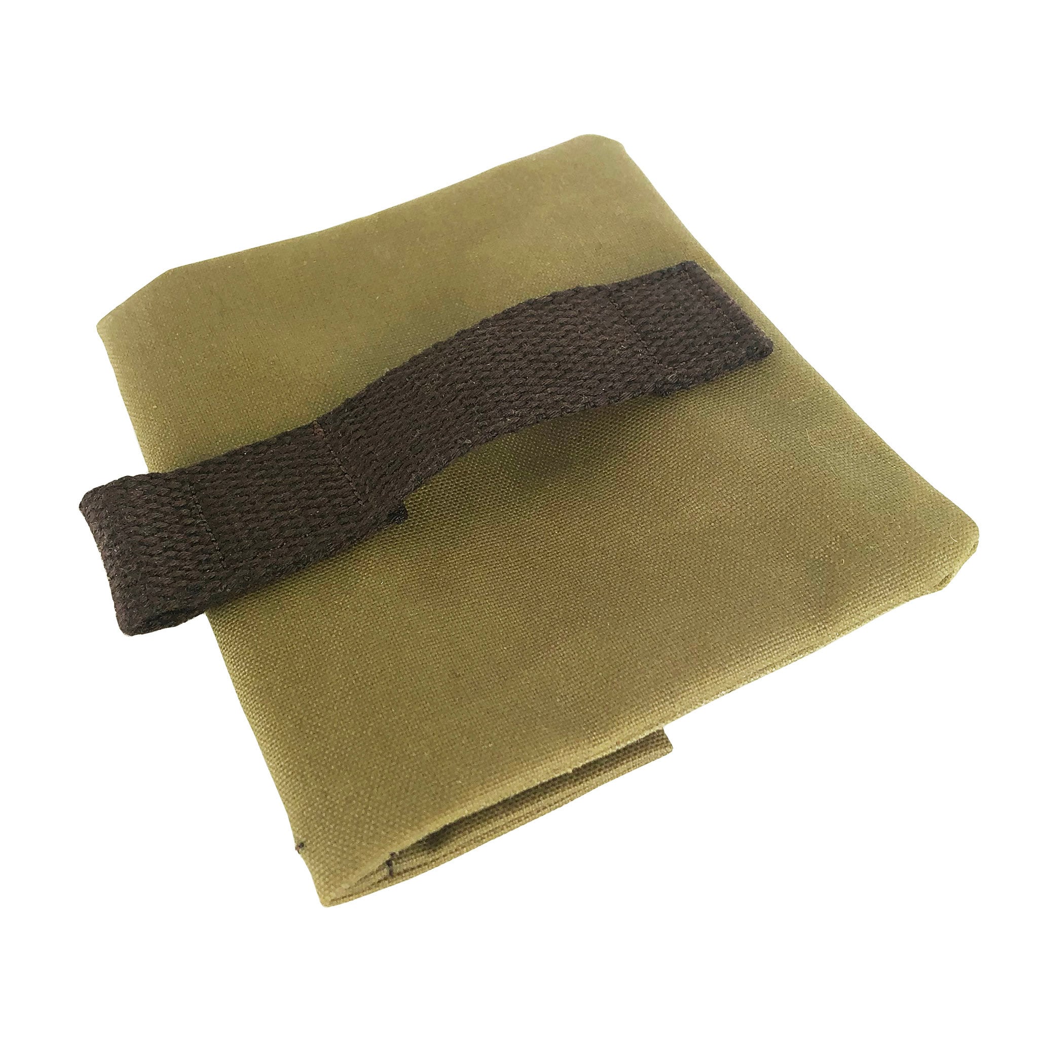 Waxed Canvas Small EDC Pocket Belt Pouch, Lanyard, Axe Puck Compass ...