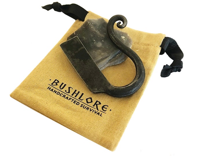 Mini Flint and Steel Striker - Fire Starting Carbon Steel Striker ...