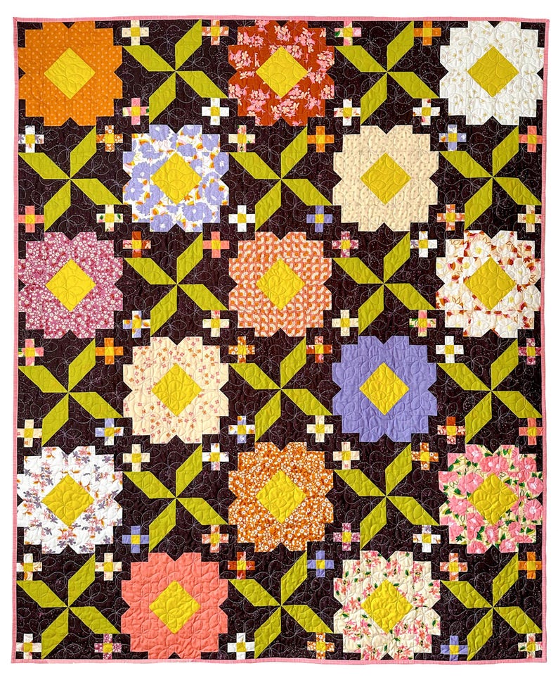 Fancy Flora Quilt Pattern - PDF Only - Etsy
