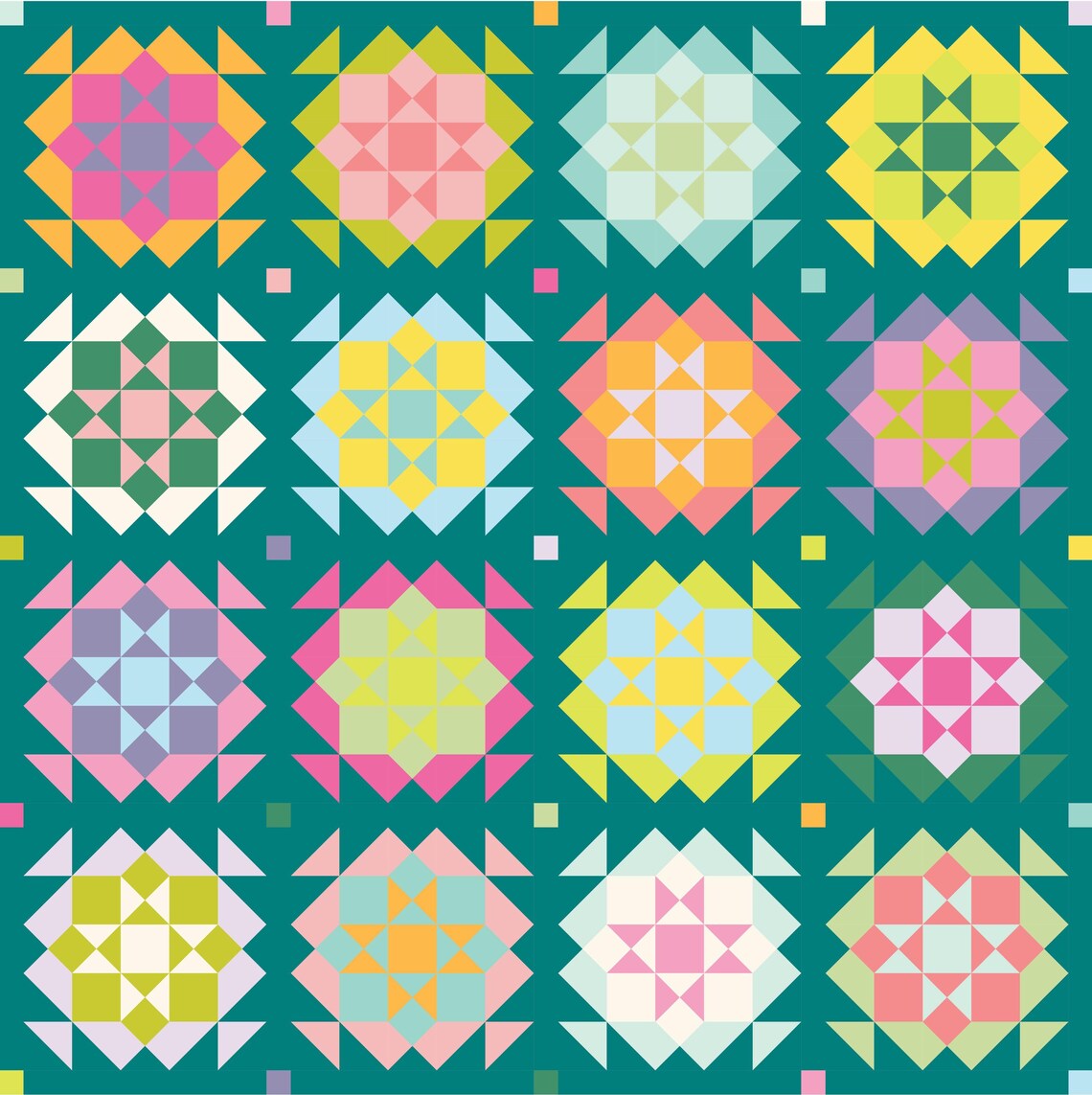 Fizzy Stars Quilt Pattern PDF ONLY - Etsy