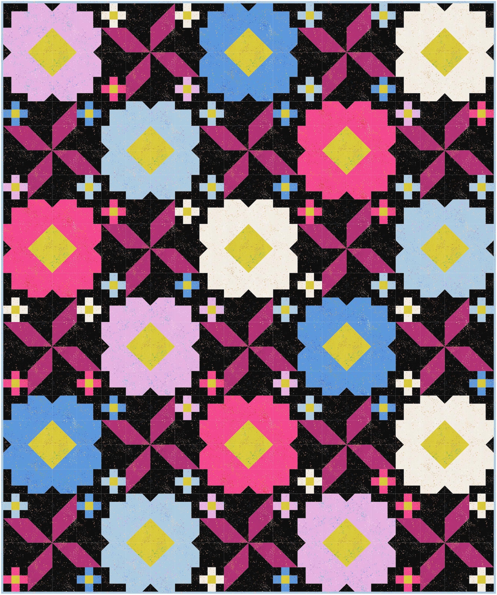 Fancy Flora Quilt Pattern - PDF Only - Etsy