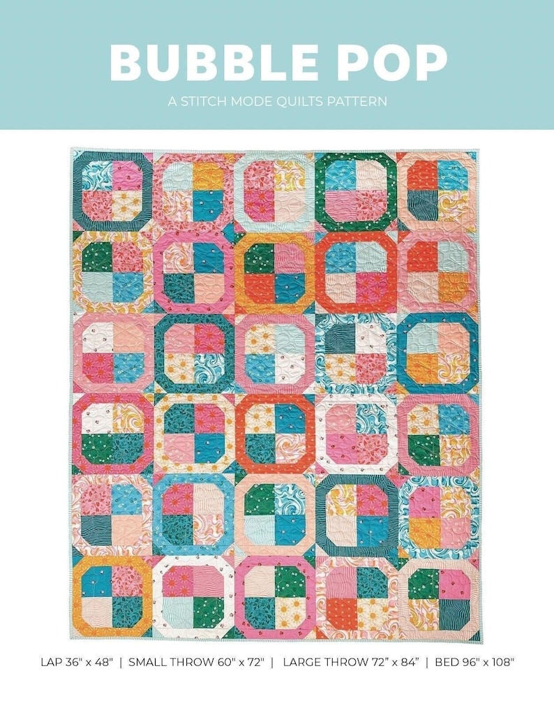 Bubble Pop Quilt Pattern - PDF ONLY - Etsy