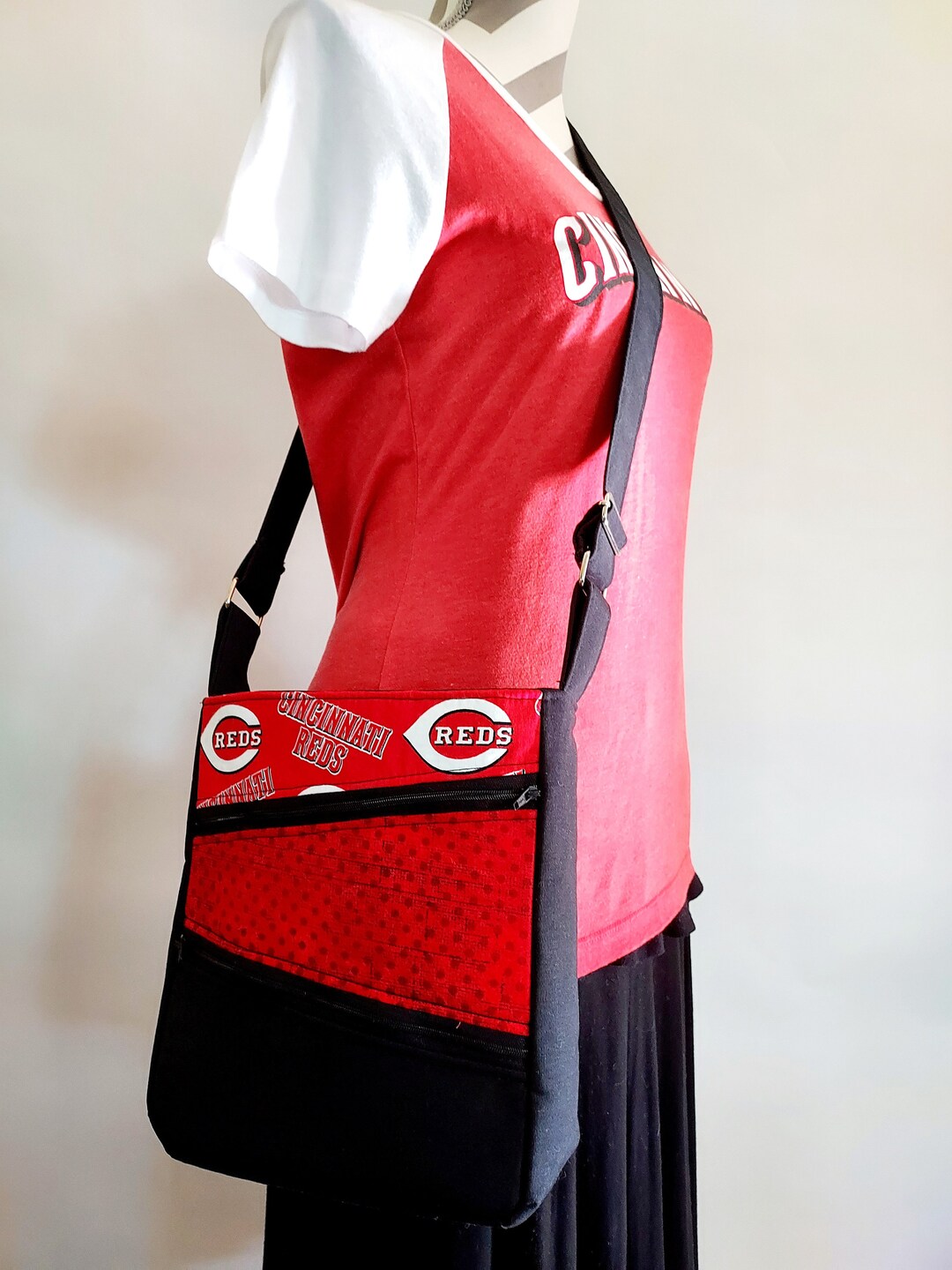 Cincinnati Reds Bag, Crossbody Bag, Lightweight Purse, Messenger Bag ...