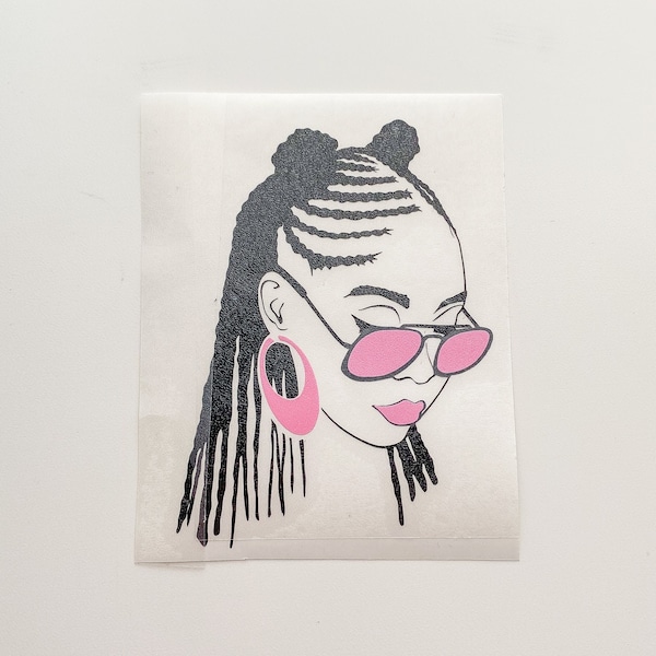 Afro Decal - Etsy