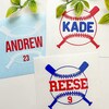 Baseball Name Sticker, Baseball Helmet Sticker, Waterproof Vinyl ...