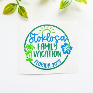Custom Vacation Sticker, Waterproof Vacation Stickers, Personalized ...