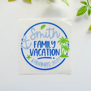 Custom Vacation Sticker, Waterproof Vacation Stickers, Personalized ...