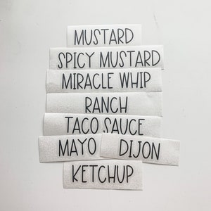 Custom Condiment Labels | Create Your Own Sauce Bottle Sticker ...