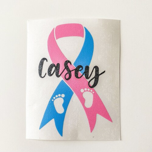 Pregnancy and Infant Loss Awareness Ribbon American Flag - Etsy