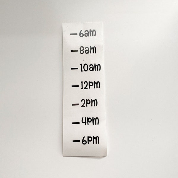 Water Bottle Tracker Decal - Etsy
