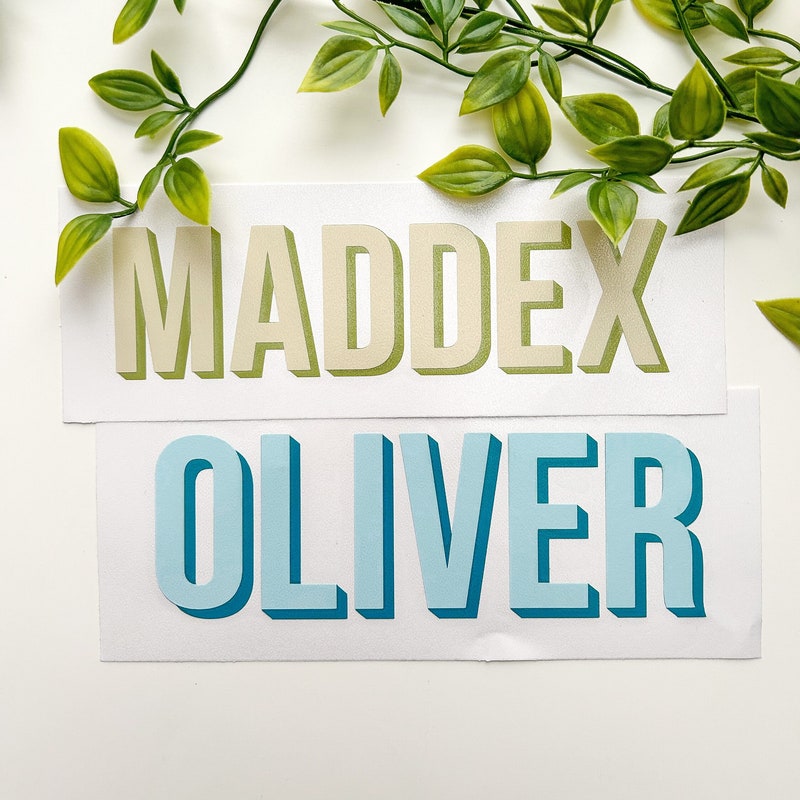 Name Stickers - Etsy