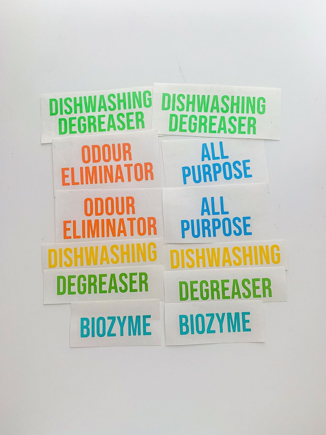 Custom Cleaning Labels Waterproof Home Organization Cleaning Labels ...