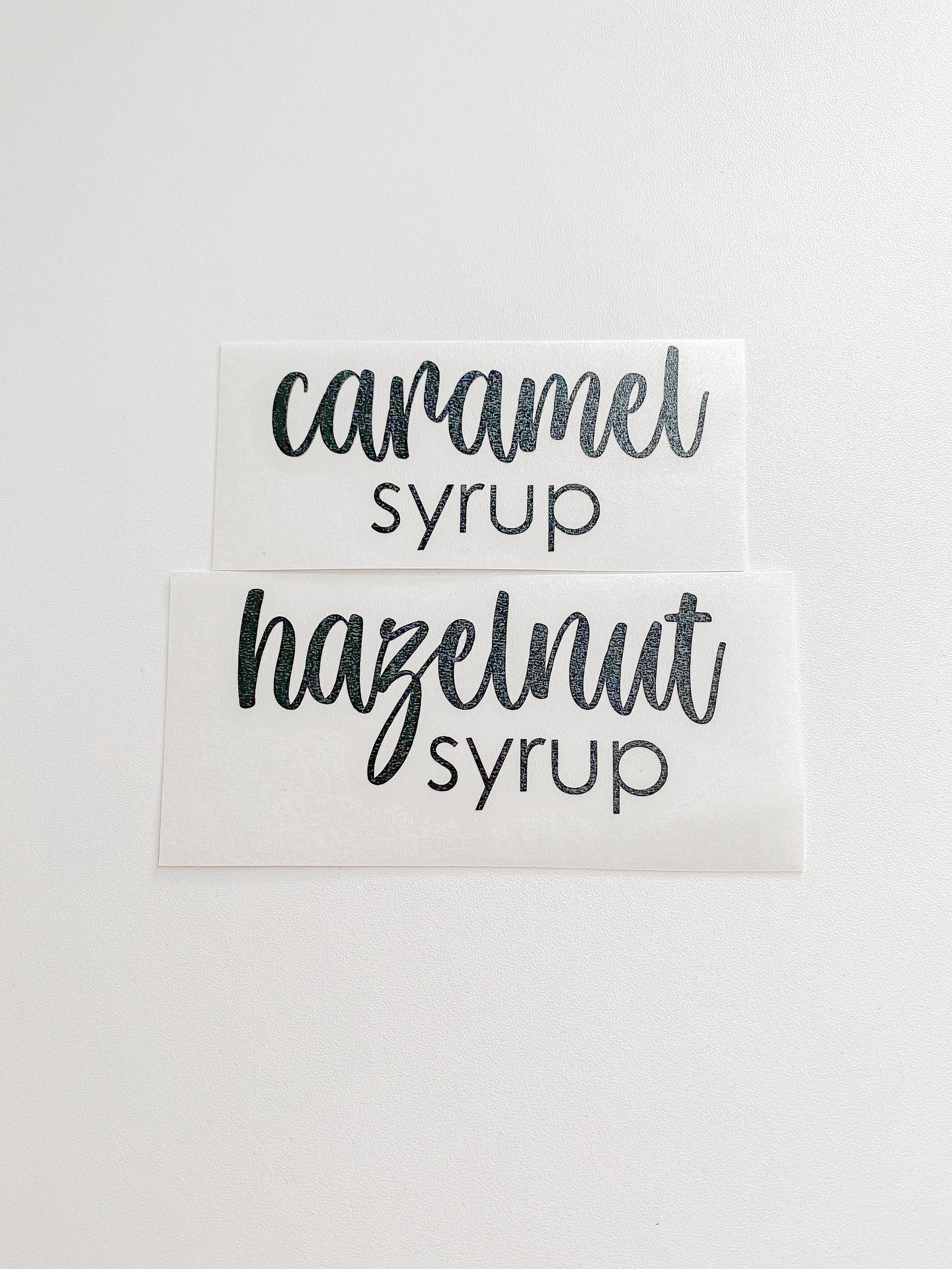 Coffee Syrup Stickers, Waterproof Vinyl Stickers, Syrup Bottle Labels ...