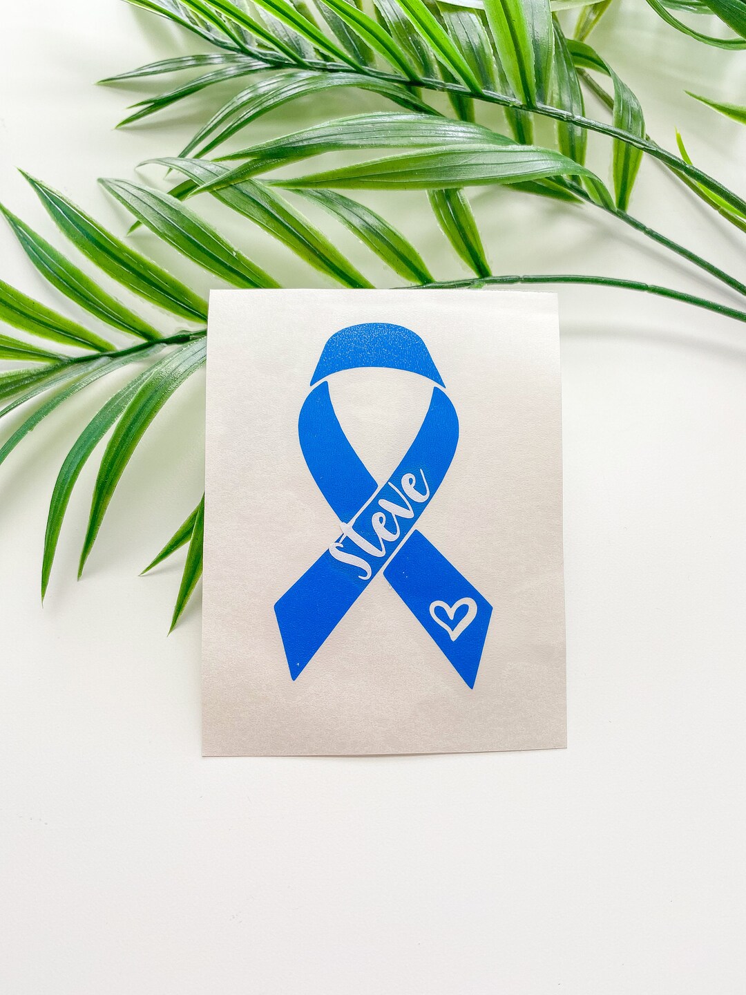 Personalized Colorectal Cancer Awareness Decal | Custom Name Color ...