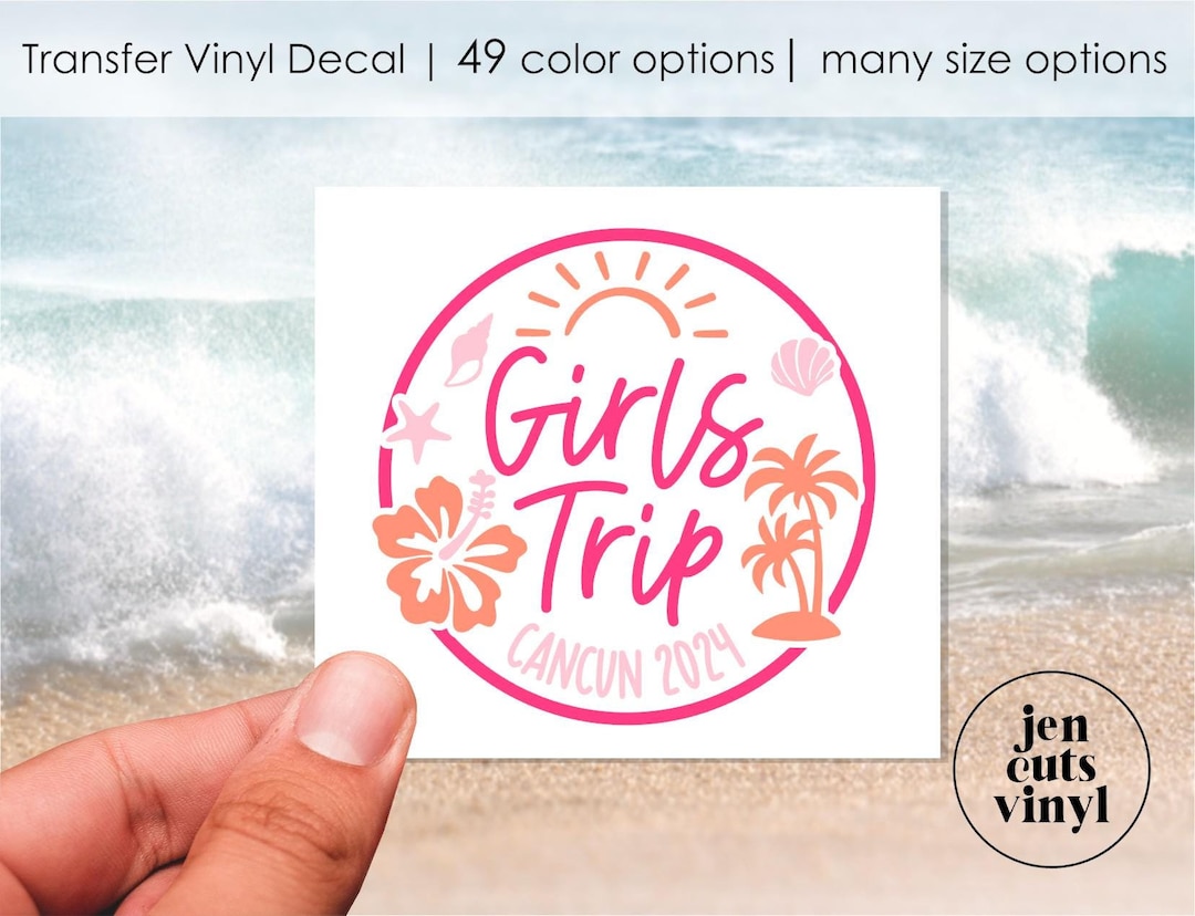 Girls Trip Decals, Vacation Decals, Water Resistant Vinyl Decals ...