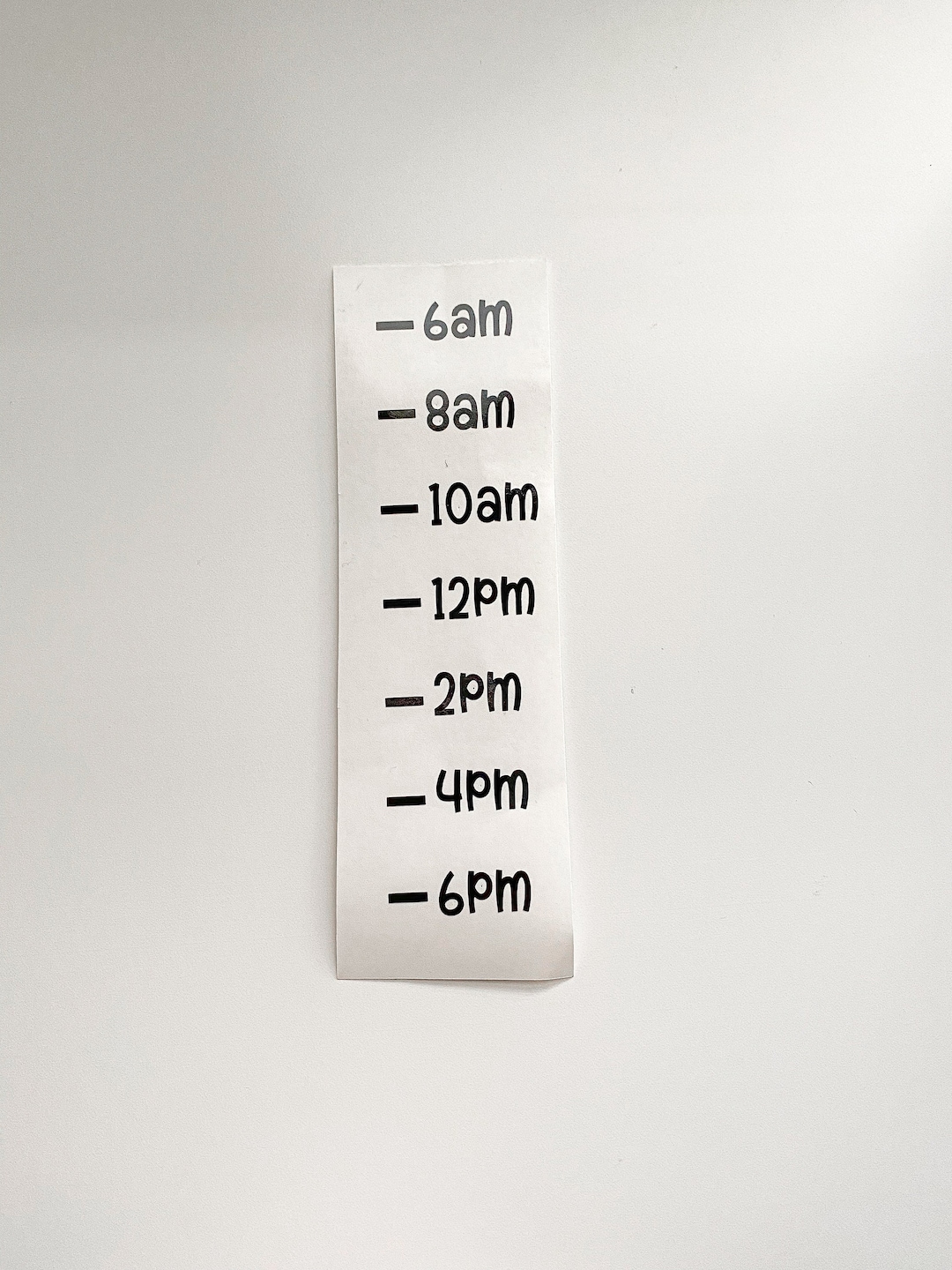 Custom Water Timeline Vinyl Decal Sticker | Daily Water Tracker Sticker ...
