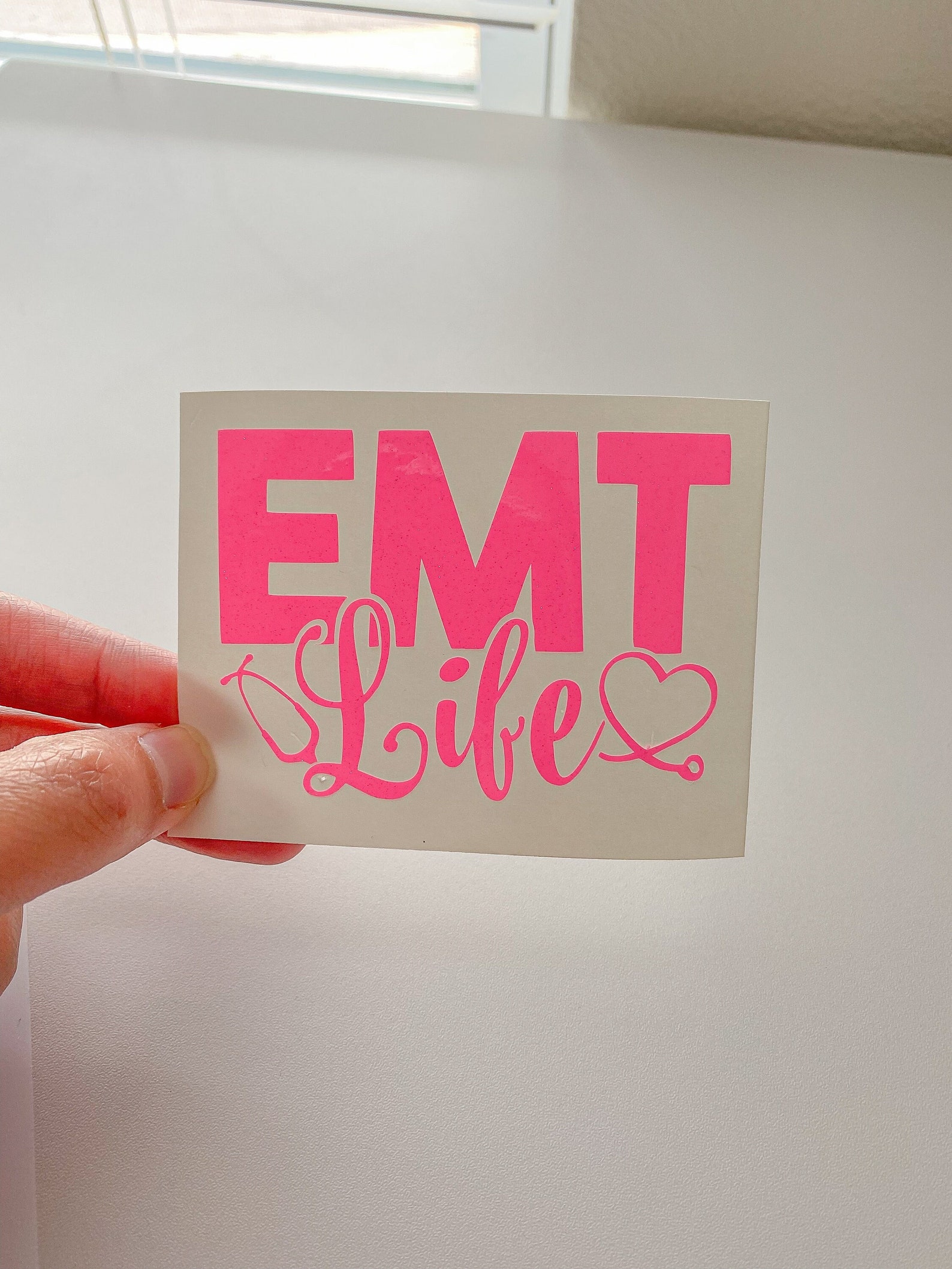 EMT Sticker, Emt Life Vinyl Decal, Waterproof Vinyl Sticker, Emt Car ...