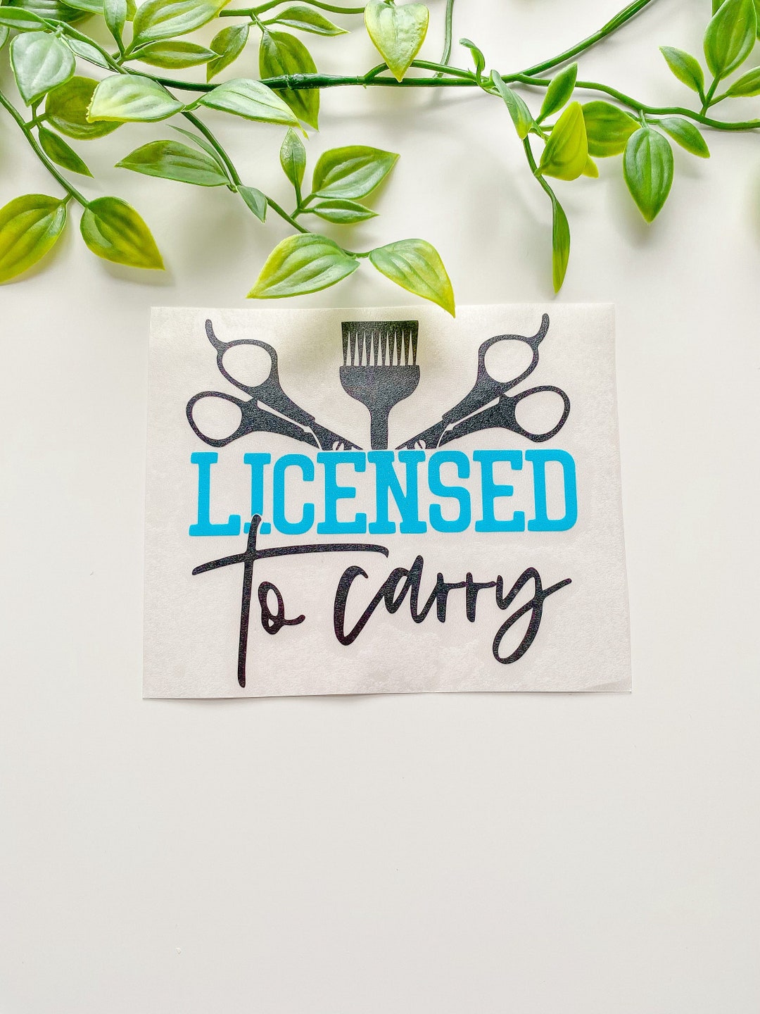 Licensed to Carry Sticker, Waterproof Vinyl Decal, Car Decal, Laptop ...