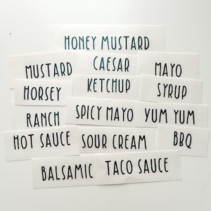 Custom Condiment Labels | Create Your Own Sauce Bottle Sticker ...
