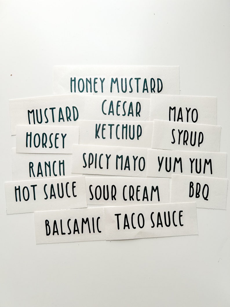 Custom Condiment Labels | Create Your Own Sauce Bottle Sticker ...