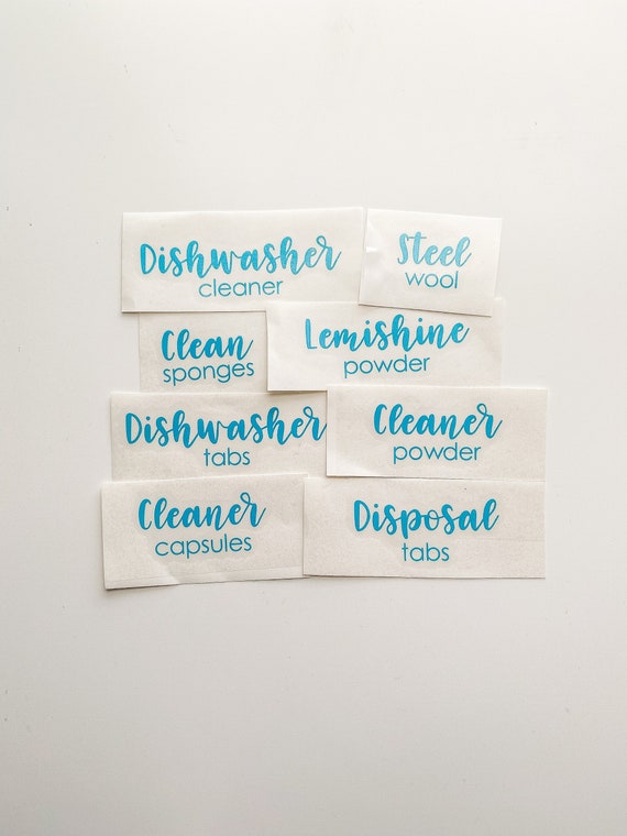 Custom Home Organization Labels Laundry Room Decals | Etsy