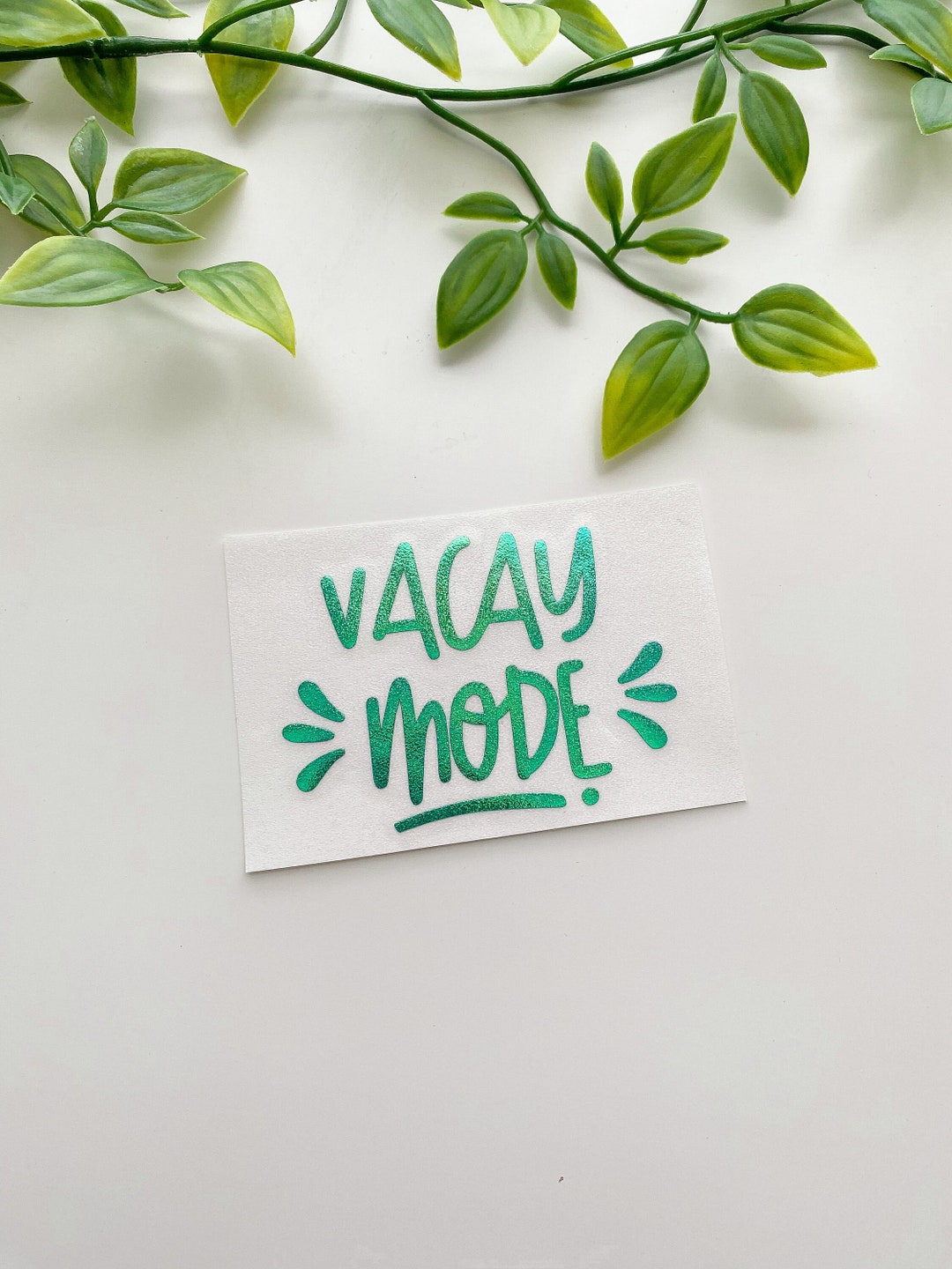 Vacay Mode Tumbler Sticker Vacation Water Bottle Vinyl Decal - Etsy