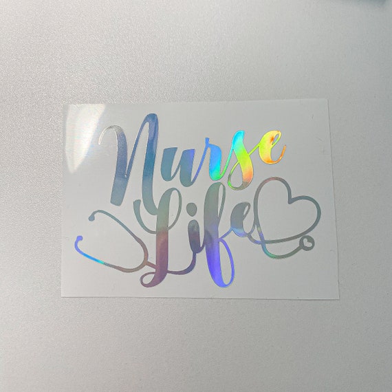 Nurse Life Sticker Nurse Car Window Decal Nurse Vinyl | Etsy