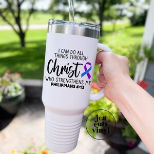 Pediatric Stroke Sticker, Bible Verse Decal, Water Resistant Car Decal ...