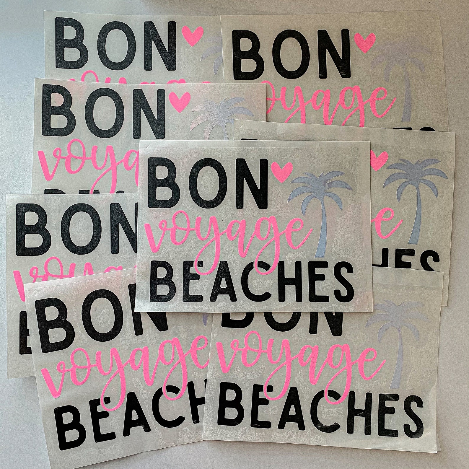 Bon Voyage Beaches Waterproof Vinyl Sticker Fun Vacation - Etsy