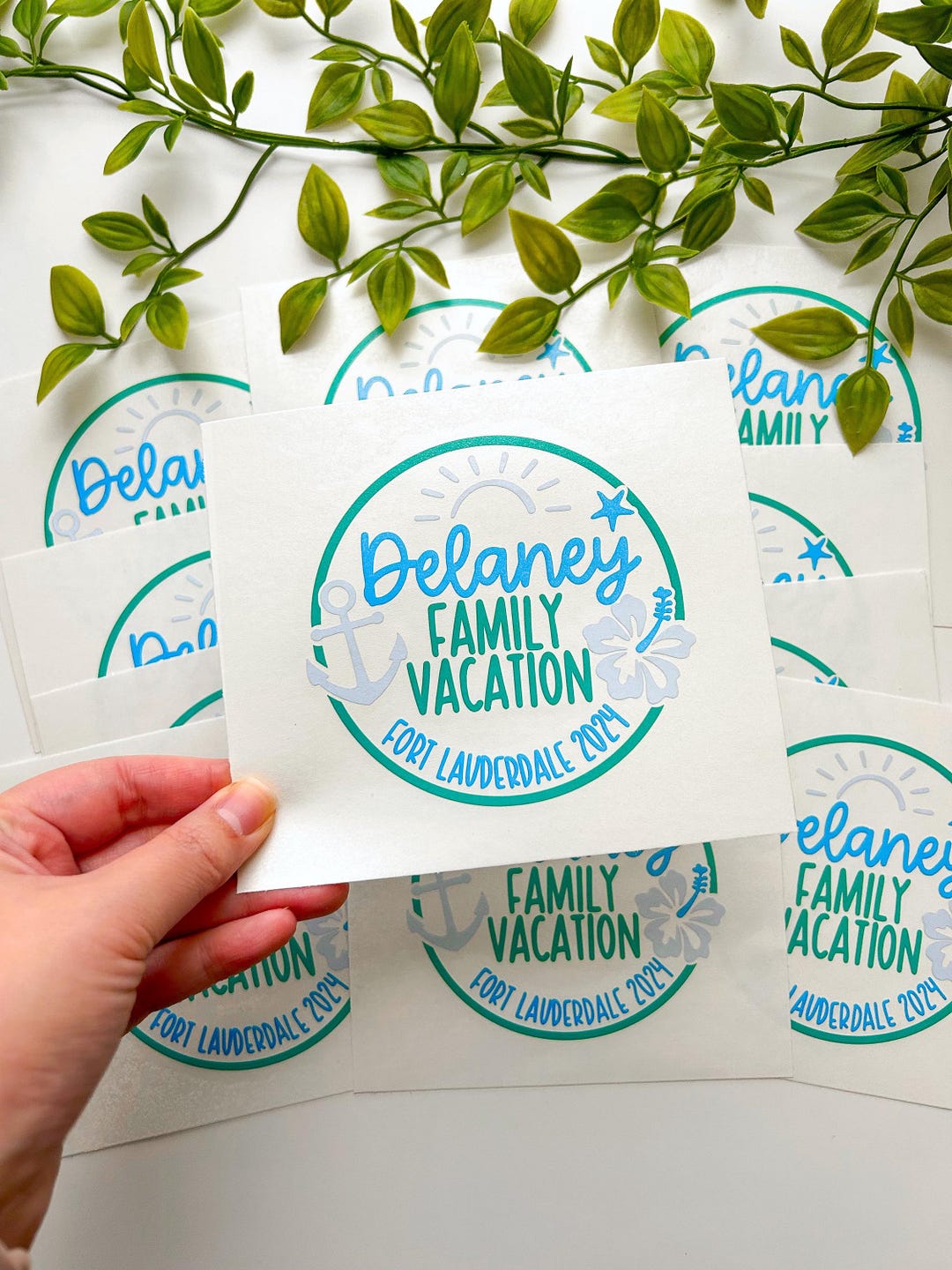 Custom Vacation Sticker, Waterproof Vacation Stickers, Personalized ...