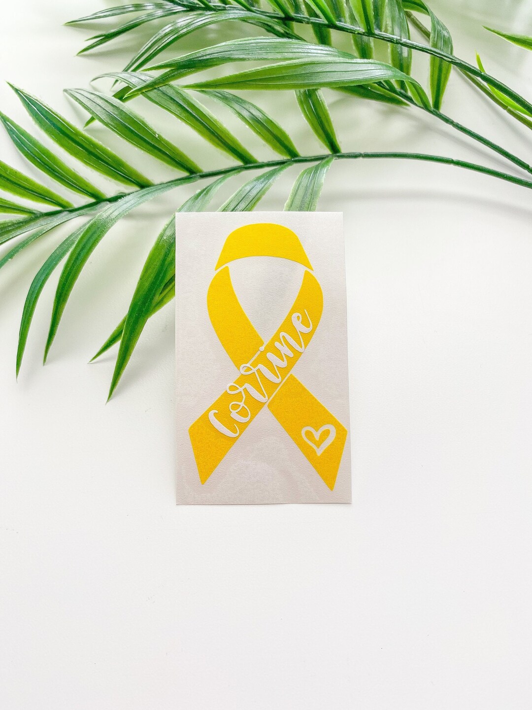 Endometriosis Ribbon Vinyl Sticker Custom Name Awareness Ribbon ...