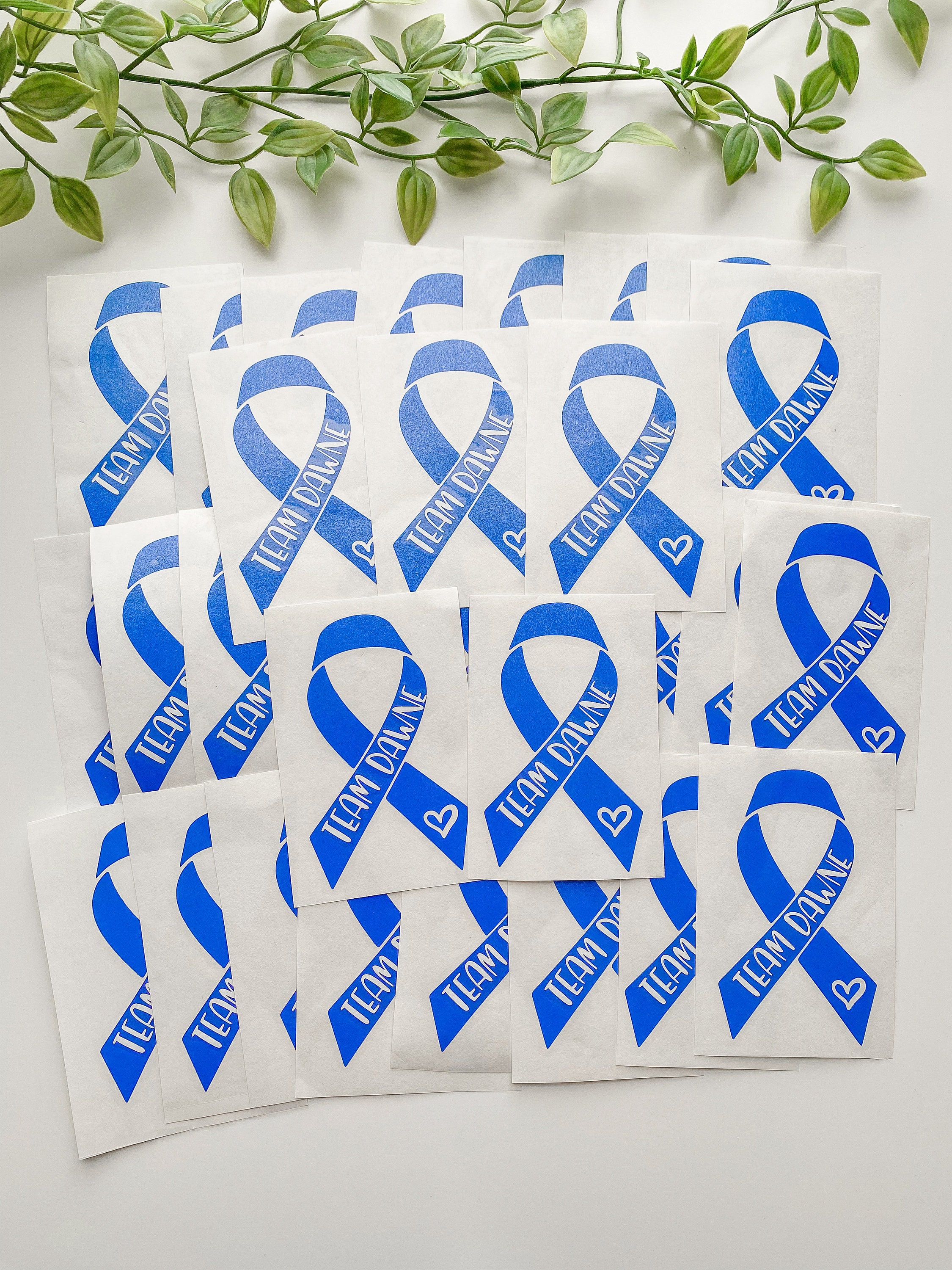 BULK Cancer Awareness Ribbon Stickers, Waterproof Vinyl Stickers ...