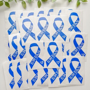 Personalized Colorectal Cancer Awareness Decal | Custom Name Color ...