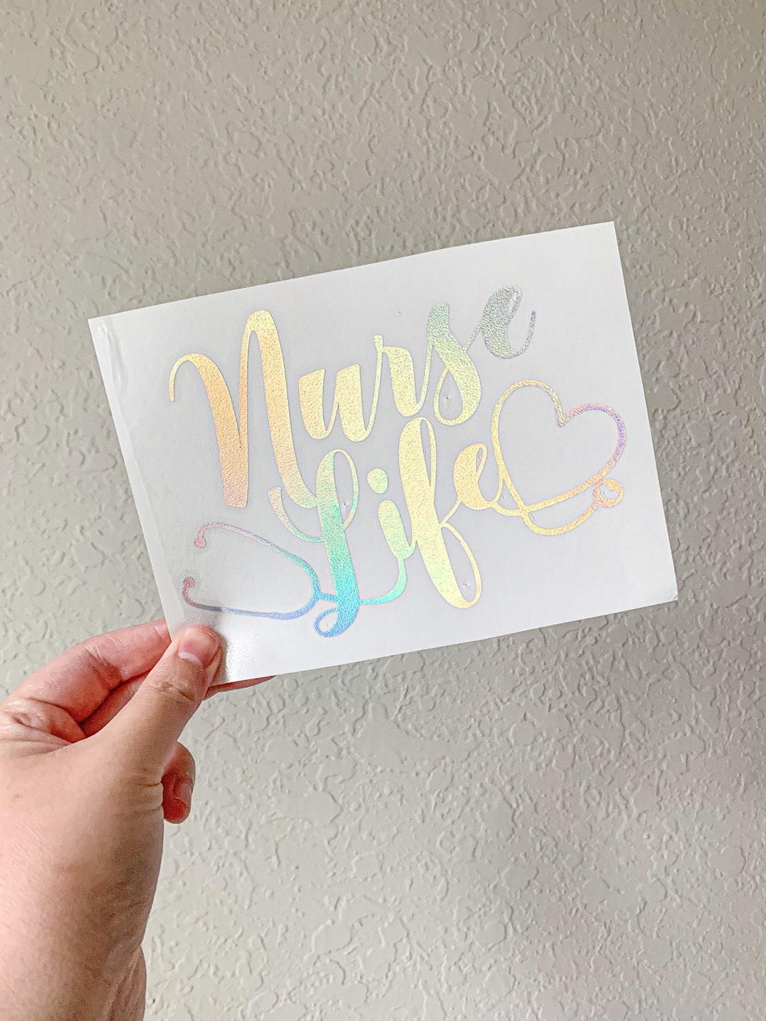 Nurse Life Sticker Nurse Car Window Decal Nurse Vinyl - Etsy