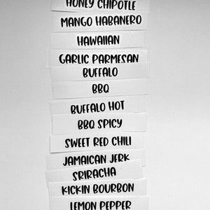 Custom Condiment Labels | Create Your Own Sauce Bottle Sticker ...