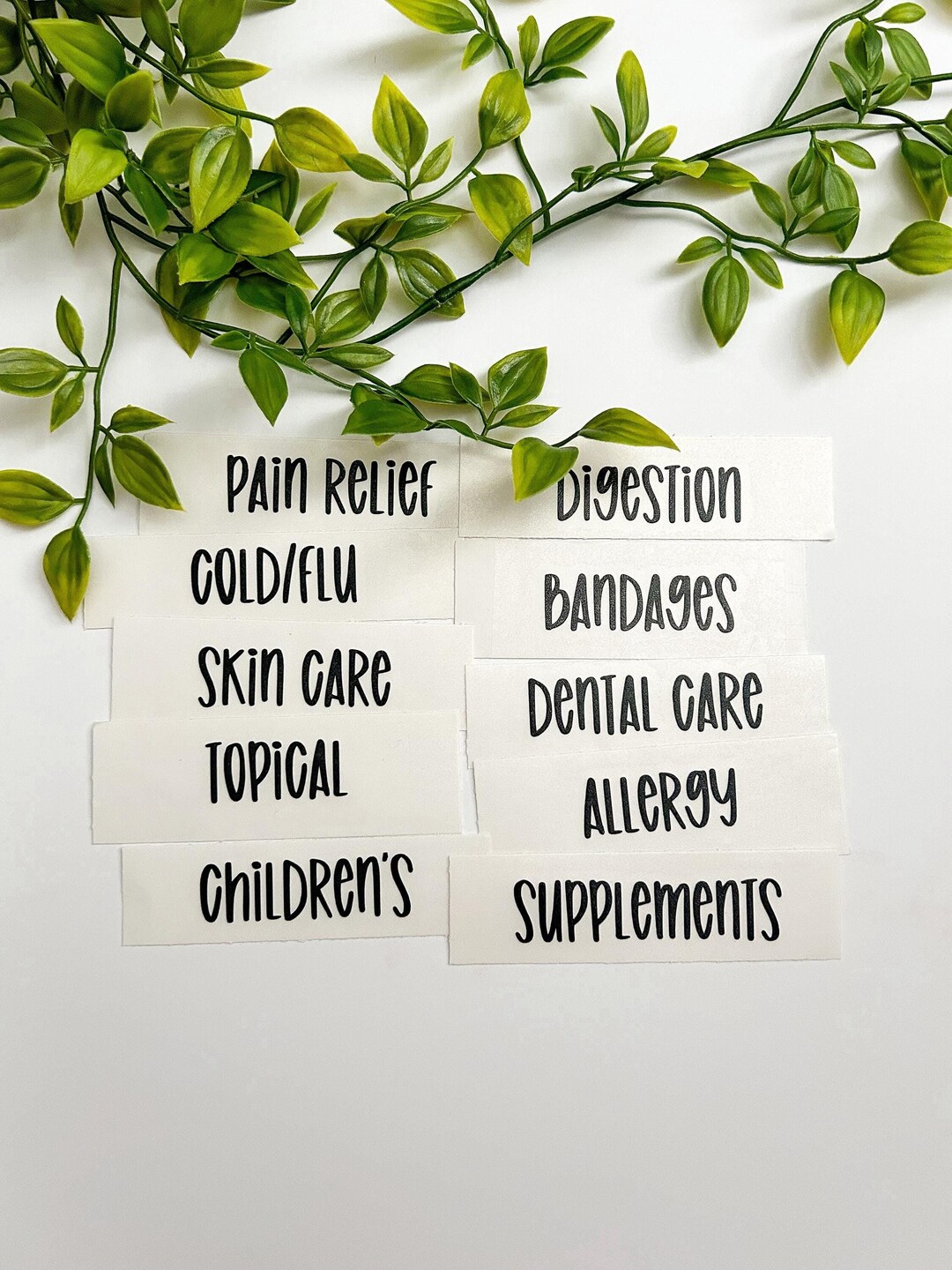 Custom Medicine Cabinet Labels | Medicine Cabinet Organization Vinyl ...