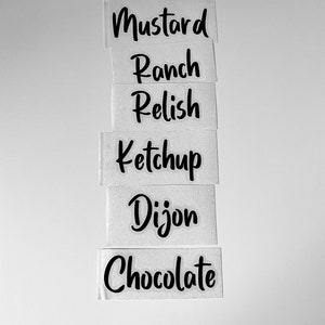 Custom Condiment Labels | Create Your Own Sauce Bottle Sticker ...