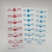 Custom Water Timeline Vinyl Decal Sticker | Daily Water Tracker Sticker ...