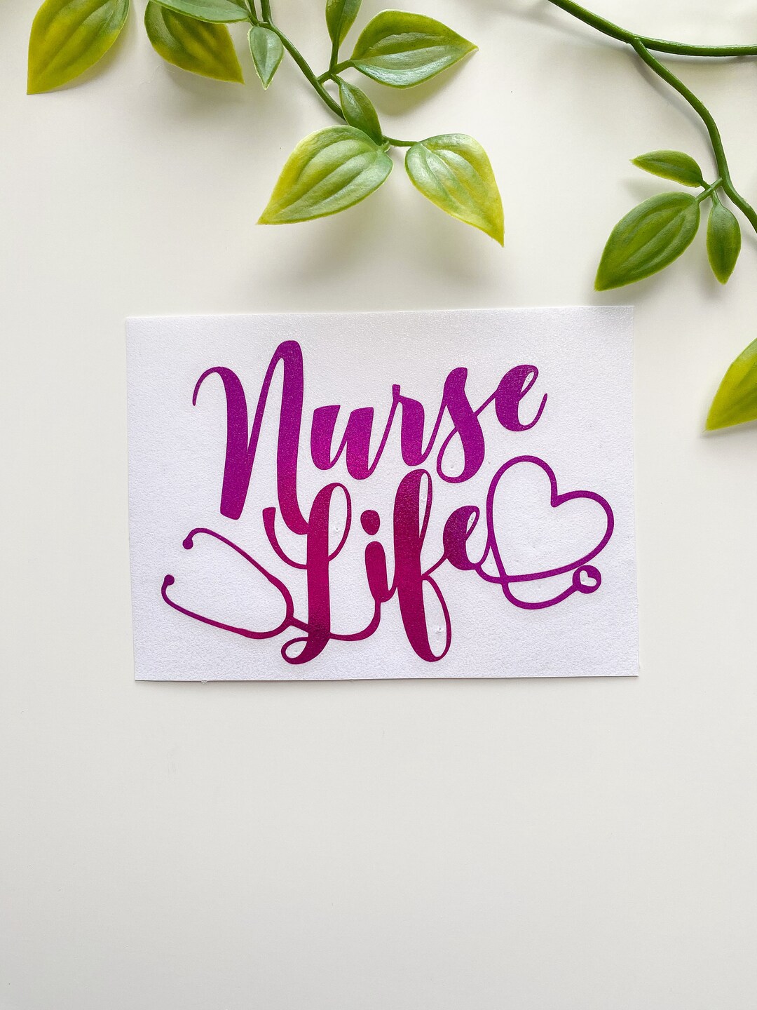 Nurse Life Sticker Nurse Car Window Decal Nurse Vinyl - Etsy