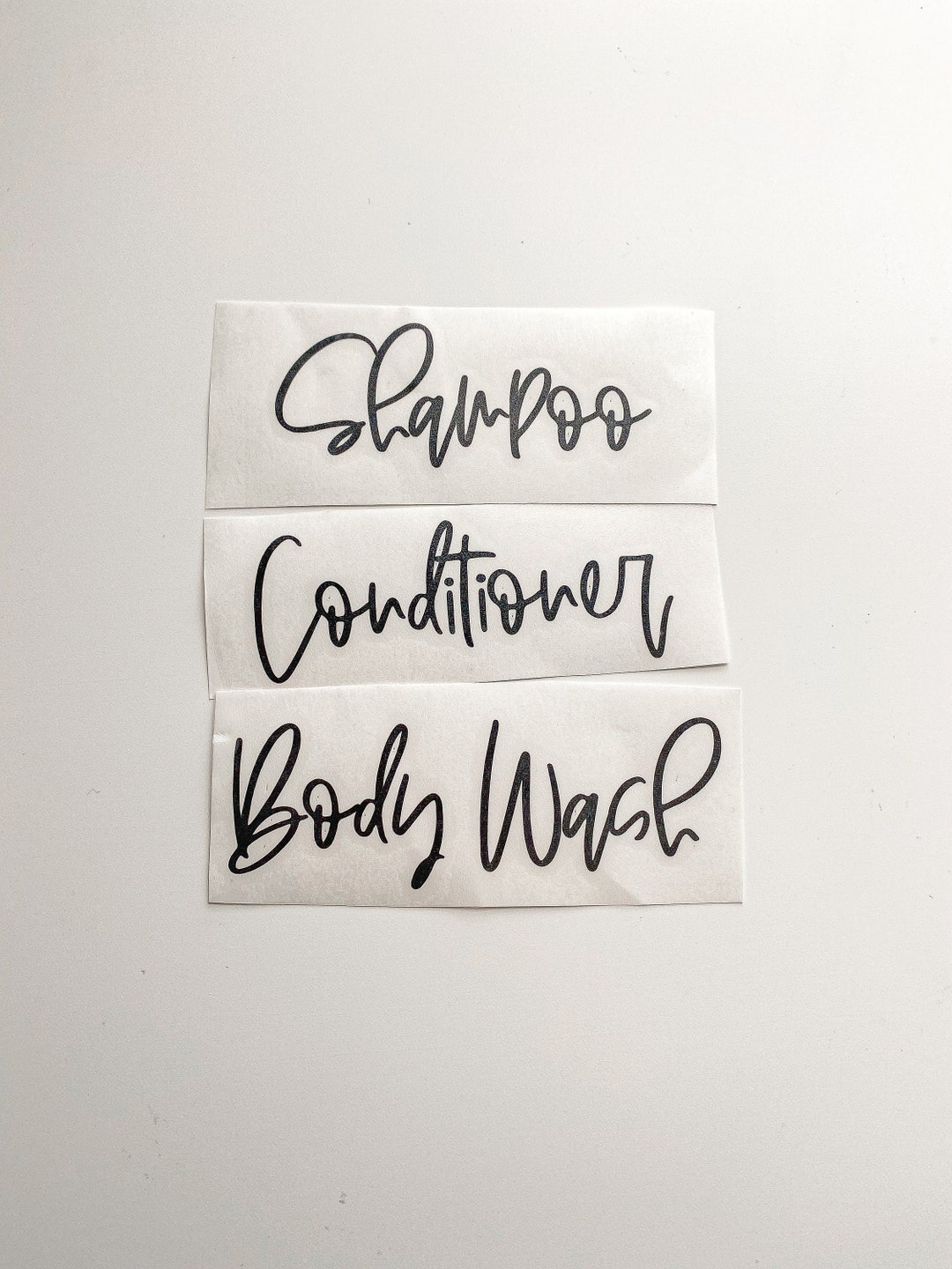 Shampoo Conditioner Body Wash Stickers Personalized Shampoo - Etsy